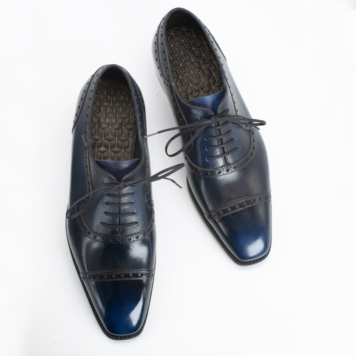 Full Brogue Adelaide Oxford Shoes | Norman Vilalta Bespoke Shoemakers