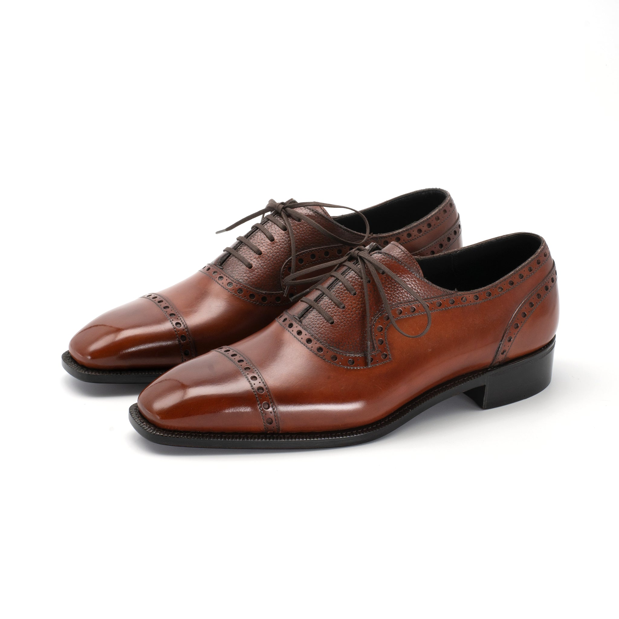 Full Brogue Adelaide Oxford Shoes | Norman Vilalta Bespoke Shoemakers