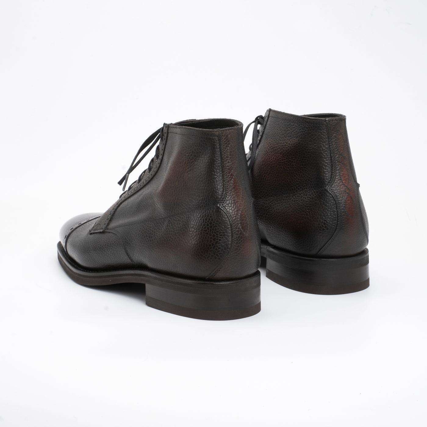 Brossa Derby Boot Brown & Cognac | Norman Vilalta Men's Derby Boots ...