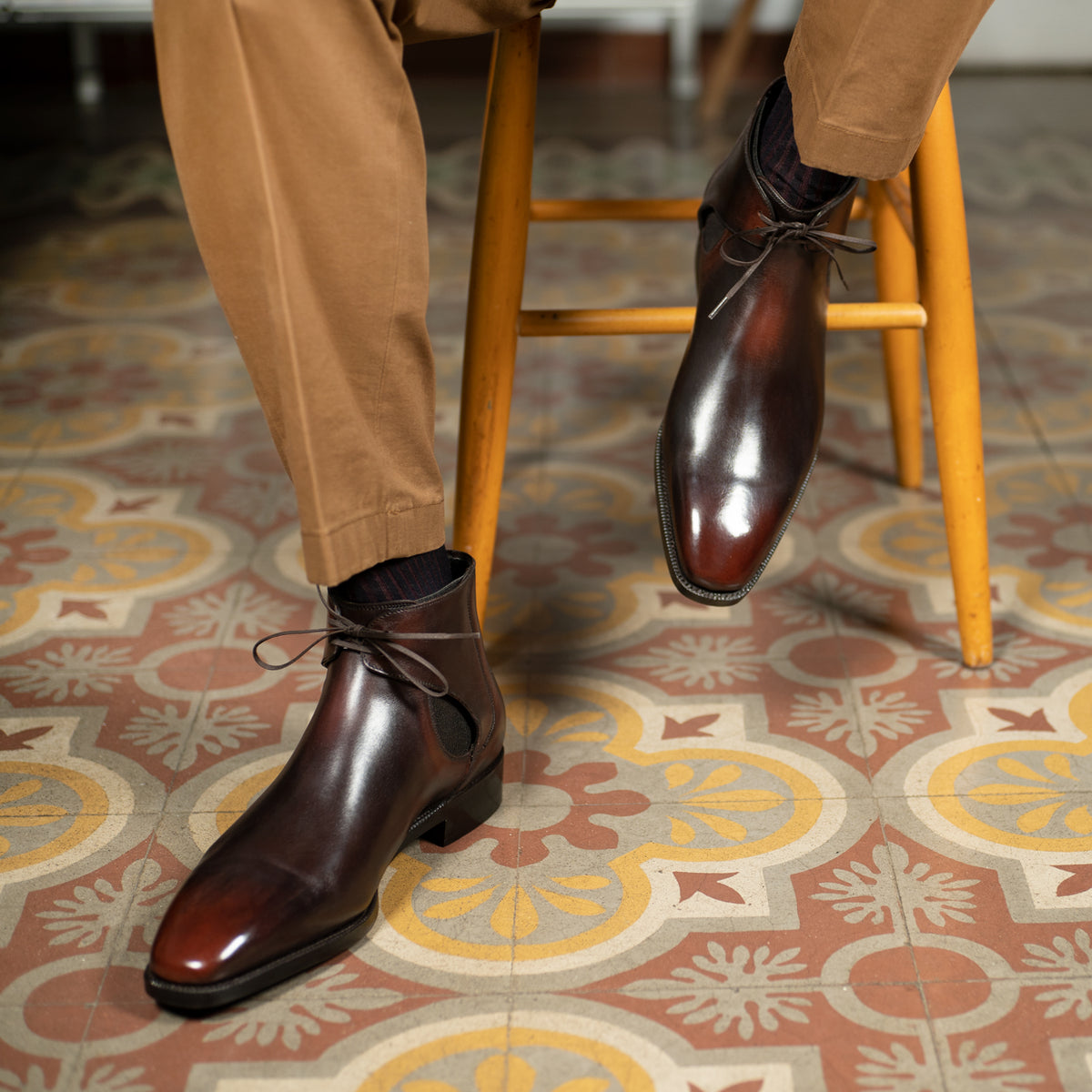 Men's Leather Decon Chelsea Boots | Norman Vilalta, Bespoke Shoemakers