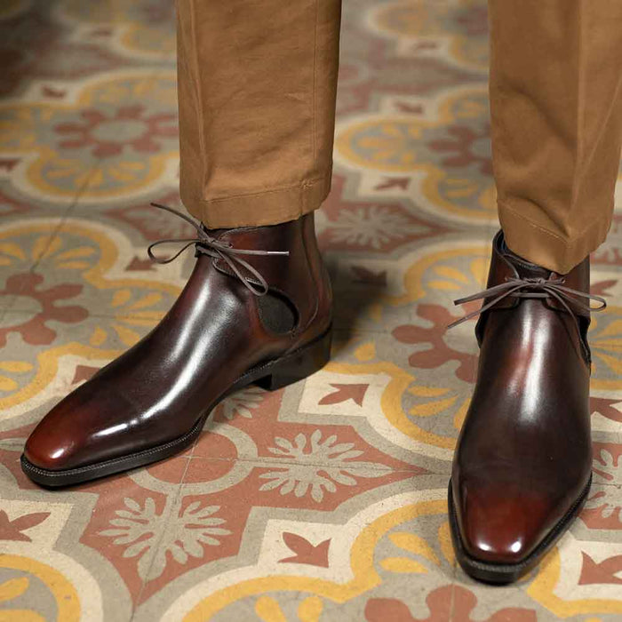 The Decon Chelsea Boot | Espresso Patina Discovery Page