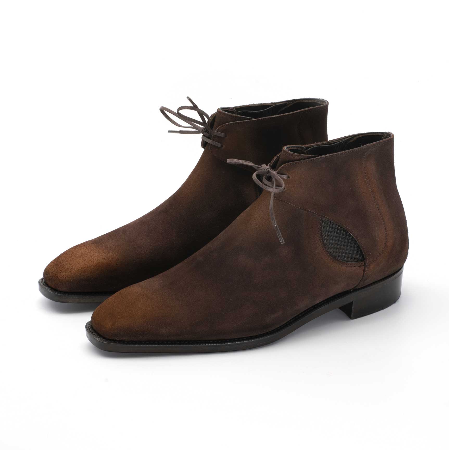 Decon Chelsea Boots Suede Darjeeling | Norman Vilalta Bespoke Shoemakers