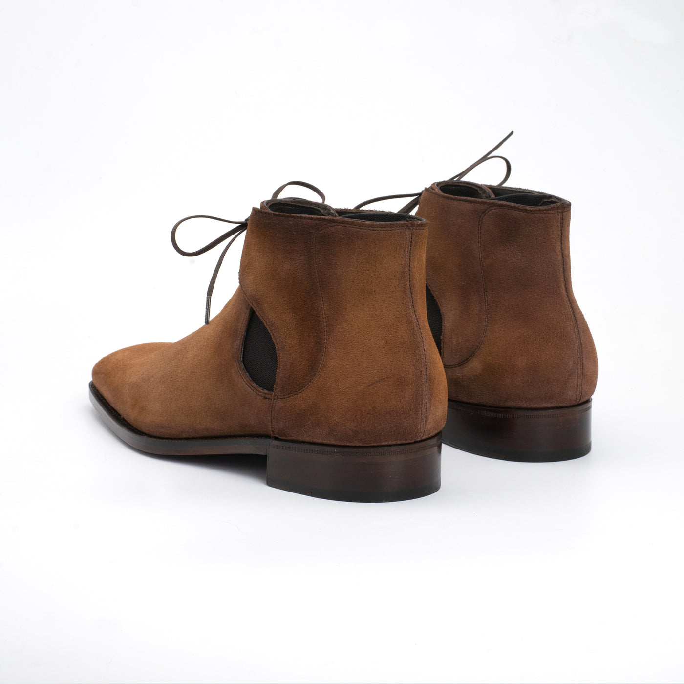 Decon Chelsea Boots Camel Suede | Norman Vilalta Bespoke Shoemakers