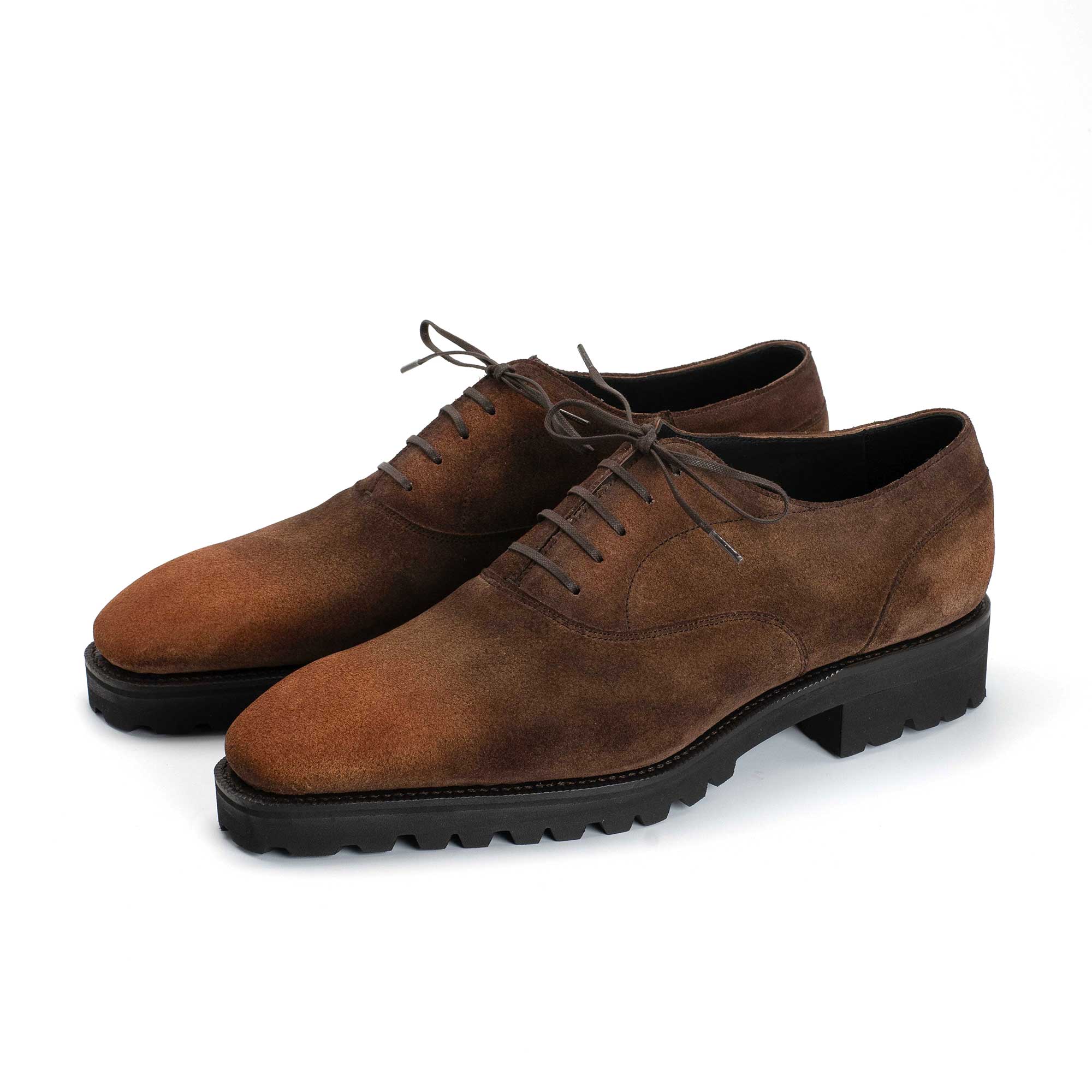 Men's Oxford Simple Shoe Onyx | Norman Vilalta Bespoke Shoemakers
