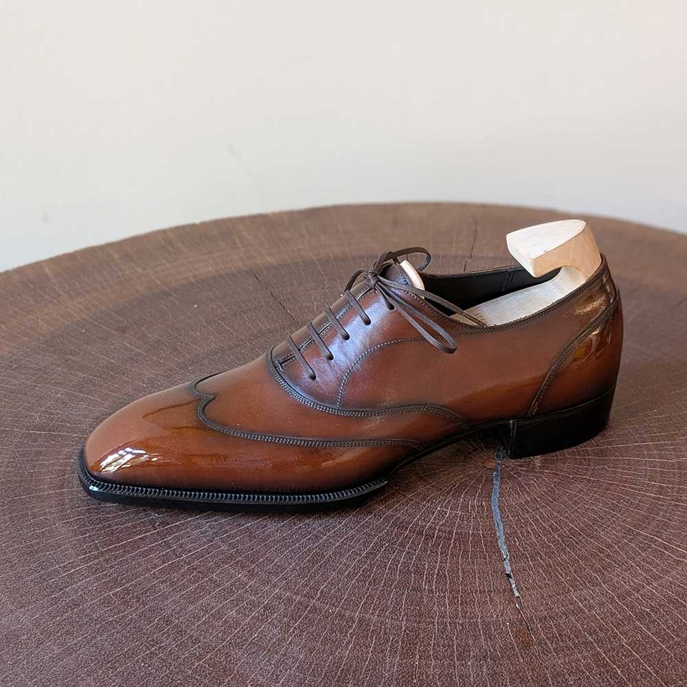 Handmade Alejandro Cap Toe Oxford Shoe | Norman Vilalta Bespoke Shoemakers