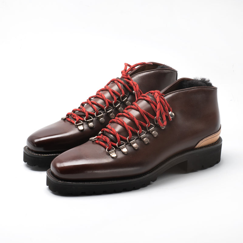 Men's Leather Borcego Boot | Norman Vilalta Men's Goodyear-welted Boots ...