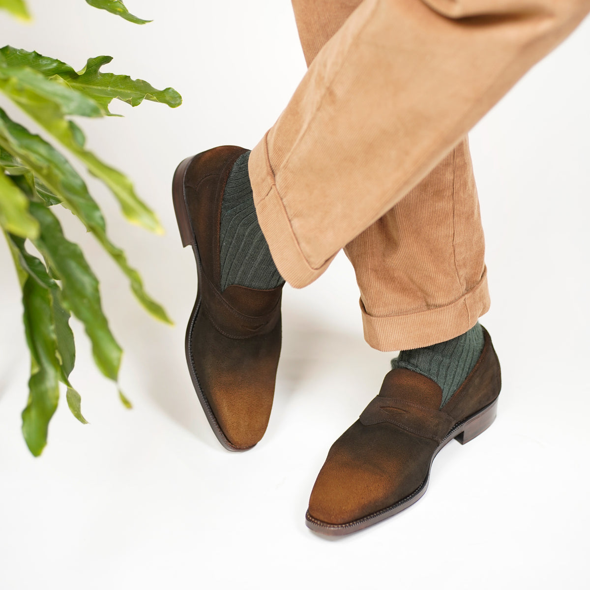 Charlie Unlined Penny Loafer | Norman Vilalta and Leffot Collaboration